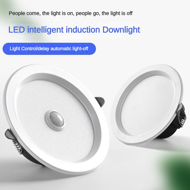 Human Body Sensor Downlight led Light Radar Infrared Voice Control ...