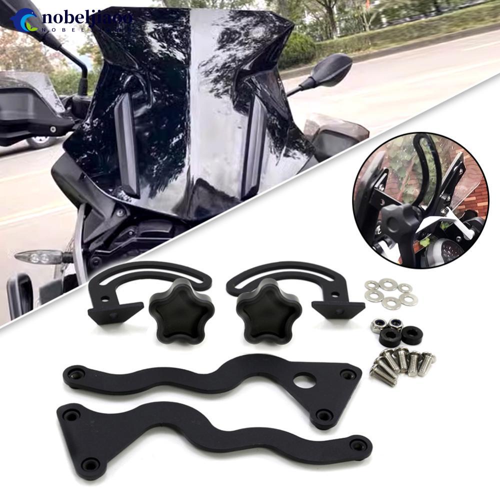 NOBELJIAOO Motorcycle Windscreen Strengthen Bracket Kits Windshield Support Holder For BMW ...
