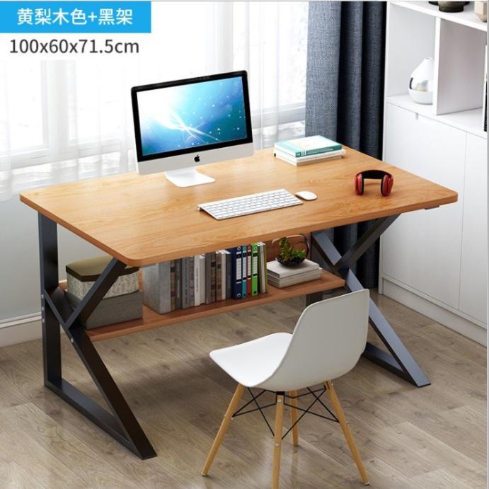 Ergonomic Design Simple Modern Wooden Gaming Study Table Computer Desk ...