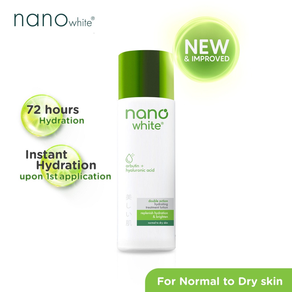 Nanowhite Double Action Hydrating Treatment Lotion 50ml Nano White ...