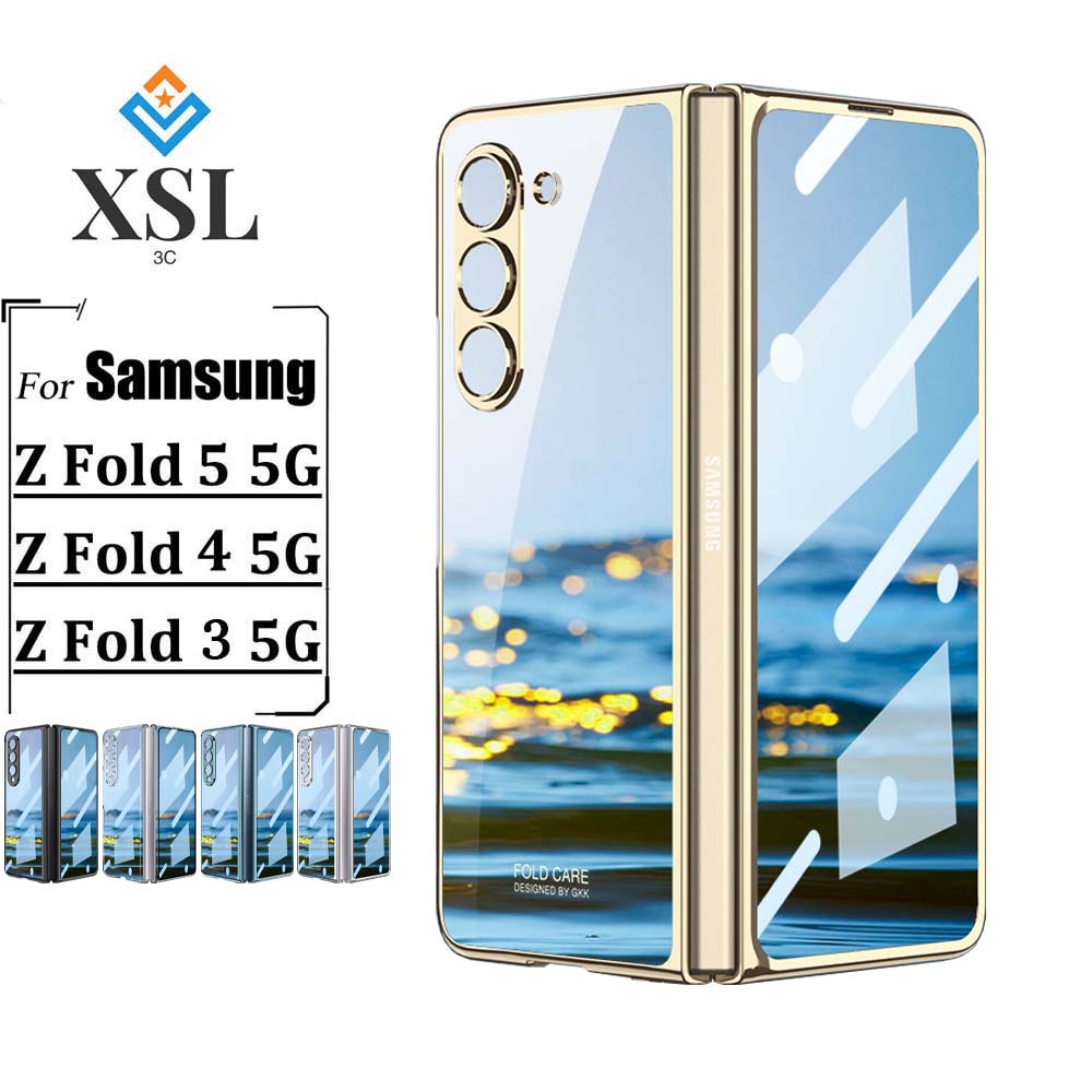 New Fold5 Electroplating phantom transparent case For Samsung Galaxy Z ...