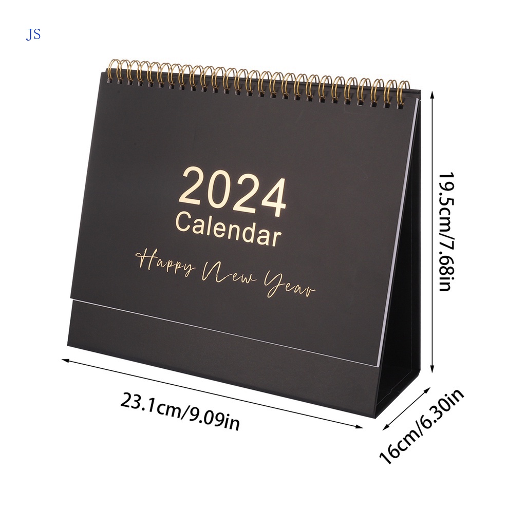 Mini Monthly Desktop Standing Calendar (8"x6") from July 2023 to ...