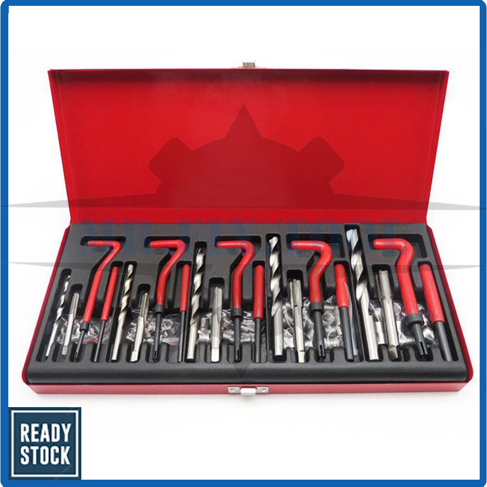 Thread Coil Repair Kit Drill Bit Helicoil Insert Tapping Tool Set ...