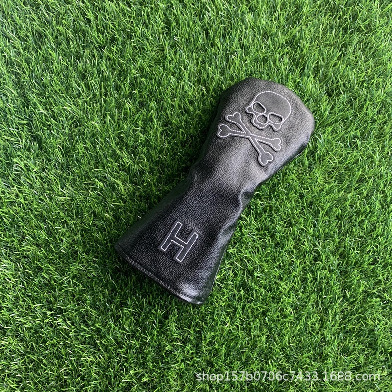 PT# Golf HeadCovers Leather Cover for Driver Fairway Woods and Hybrid ...