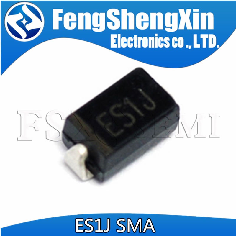 100pcs/lot New ES1J SF18 1A 600V DO214AC SMA Fast recovery diode ...