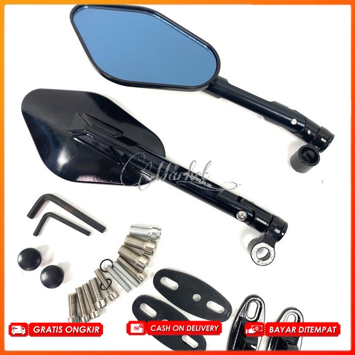 Universal Motorcycle Elisse Octagon Model Tomok Mirror | Shopee Malaysia