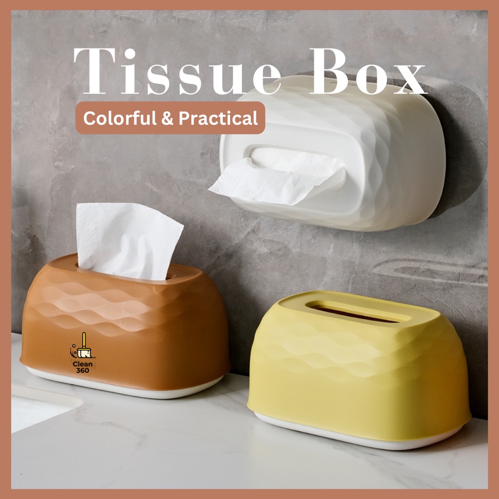 Tissue Box Holder Tissue Holder Toilet Tissue Holder Kotak Tisu Rumah ...