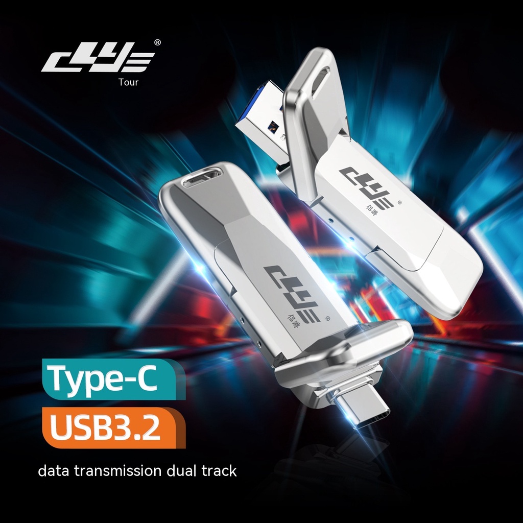 SSD ultra high speed USB drive 1TB 512G USB drive USB3.2 metal flash ...