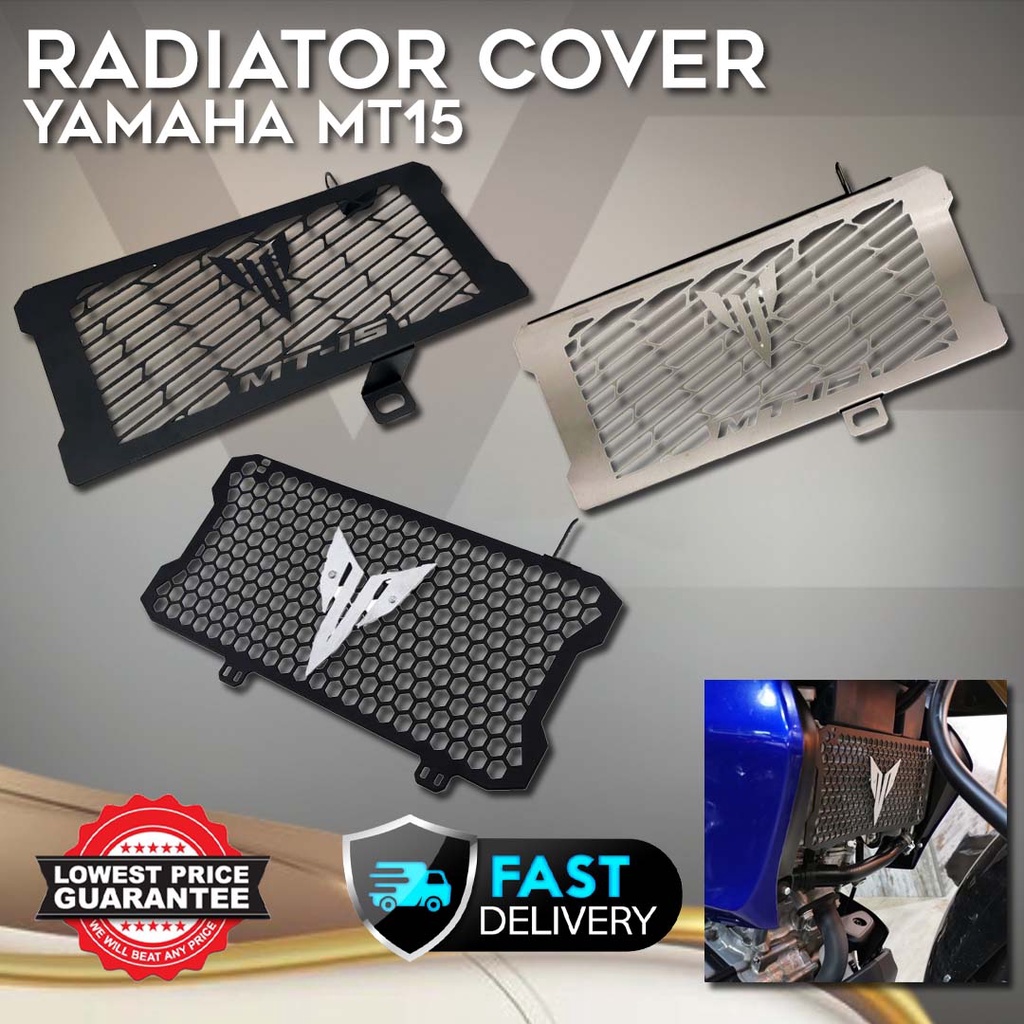 EMS Radiator Cover For Yamaha MT15 Engine Protector Coolent Net Tangki ...