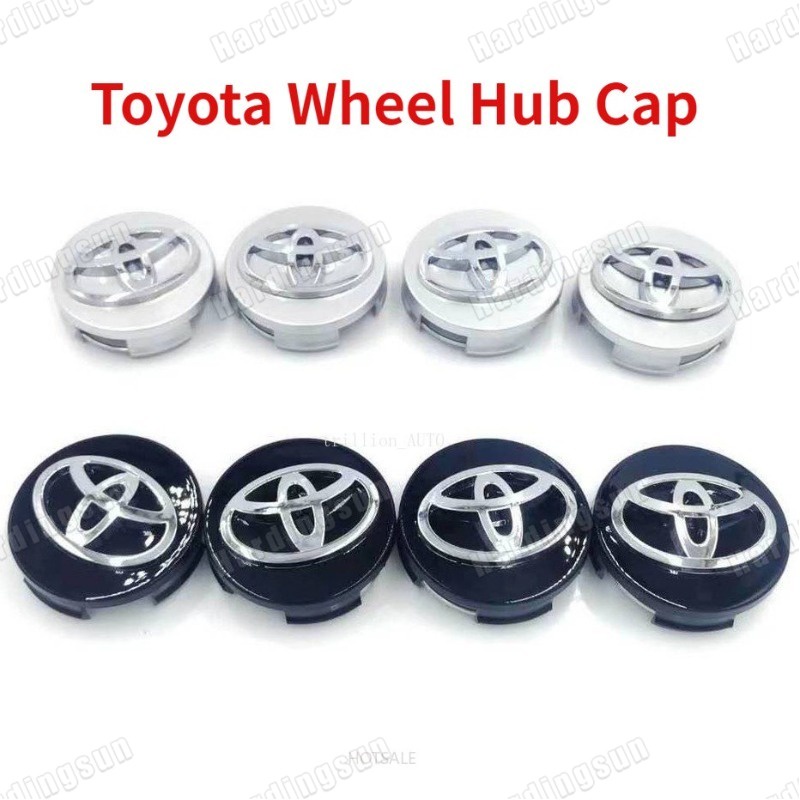 4pcs Toyota Car Logo Wheel Center Hub Cap 62mm Tire Rim Caps ...