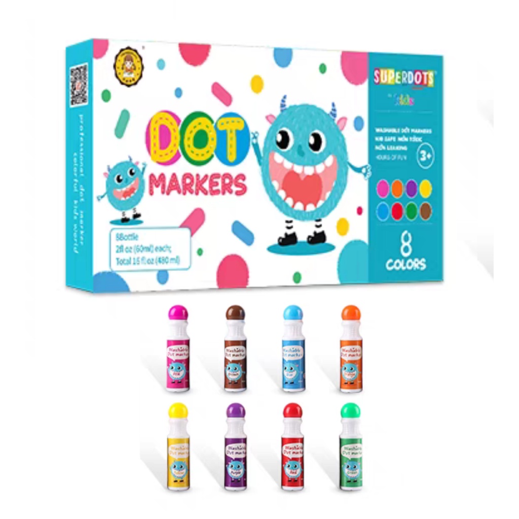 SUPERDOTS Dot marker Kids Art Painting Washable | Shopee Malaysia