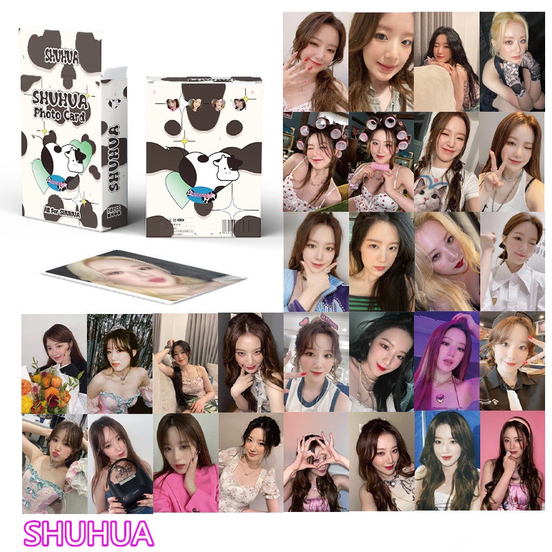 50-55pcs/box (G)I-DLE Photocards Queencard I am Free-ty Album I FEEL ...