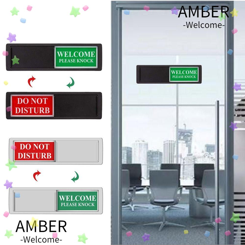 AMBER1 Office Door Sign, Do Not Disturb ABS Reminder Signs, Durable ...