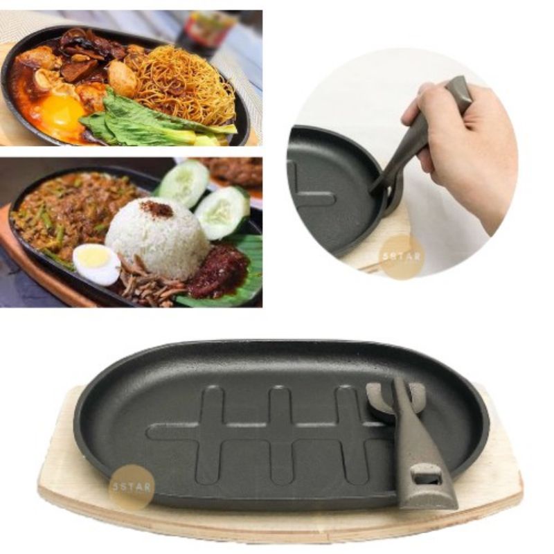 🔥Promo Hebat🔥Sizzling Cast Iron Hot Plate /Sizzling Hot Plate ...