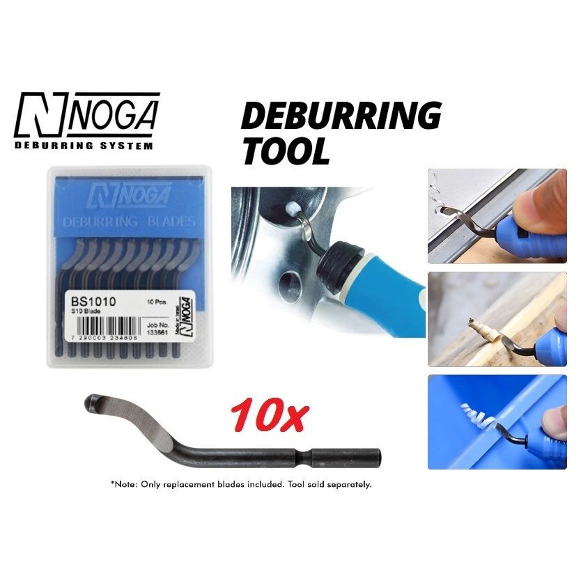 NOGA S10 Blade - BS1010 Heavy Duty 3.2mm Swivel Blades (10-pcs ...