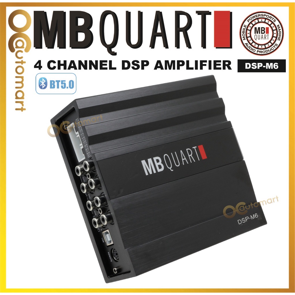 MB Quart 4 Channel DSP Built In Amplifier Digital Signal Processor 4Ch ...