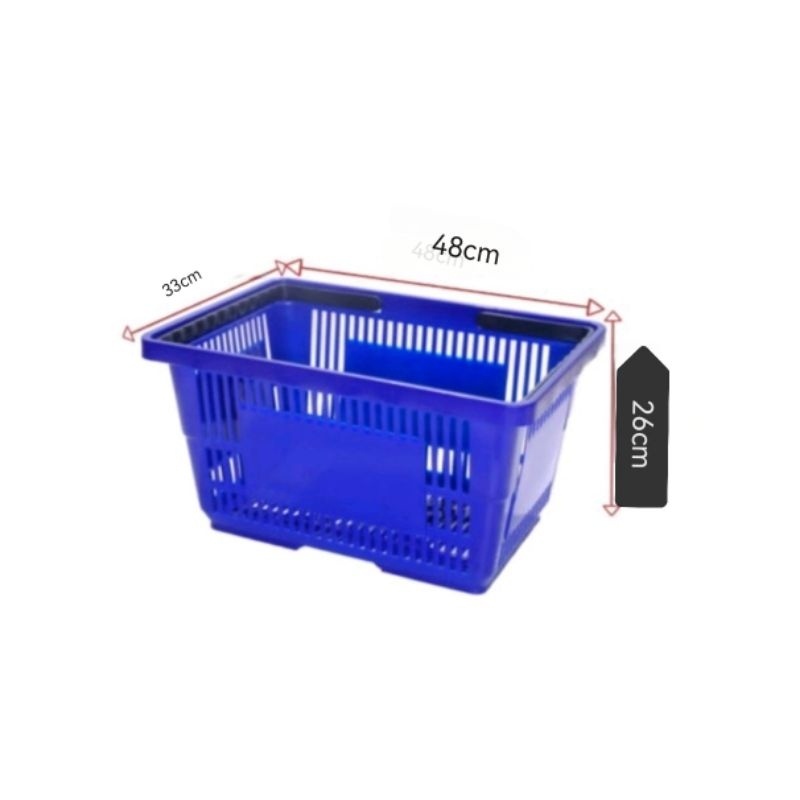 Grocery Shopping Basket Grocery Basket Handle XL/Heavy Duty Basket ...
