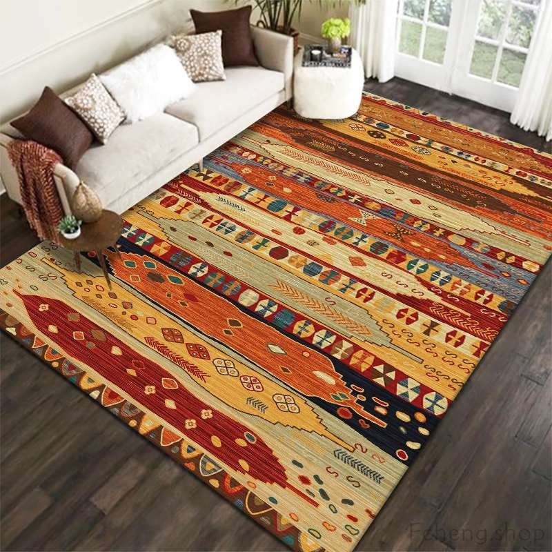 Bohemian Living Room Sofa Carpet Nordic Ethnic Bedroom Balcony Mat ...