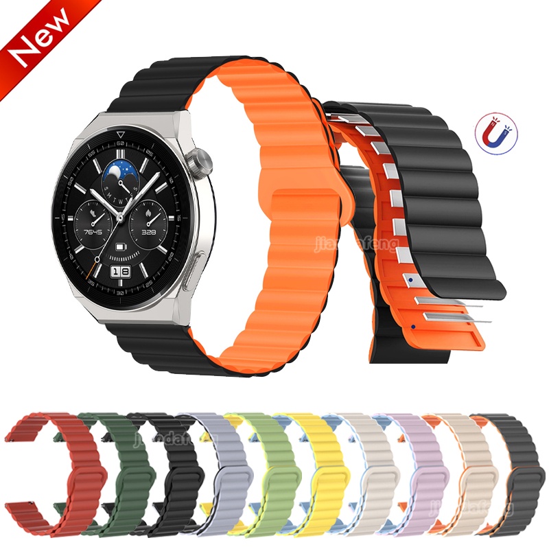 Silicone Magnetic Strap For HUAWEI WATCH GT3 Pro 46mm 43mm GT2 Pro ...