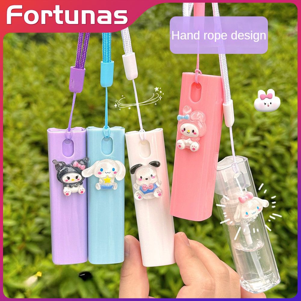 Kawaii Sanrio Mini Spray Bottle With Rope My Melody Kuromi Hello Kitty ...