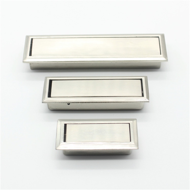 Rectangular Tatami Bed Handle Wardrobe Drawer Invisible Handle Embedded ...