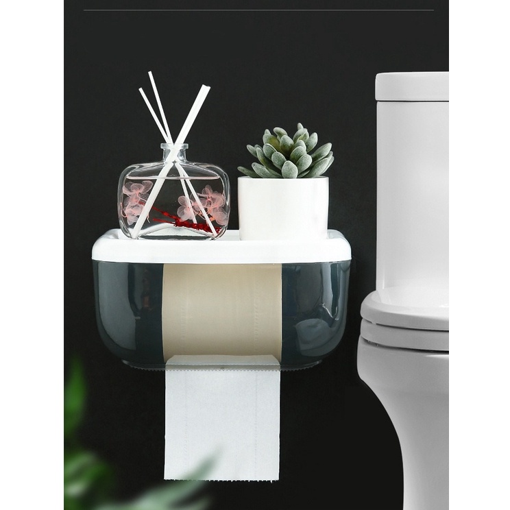 Tempat letak tisu tandas besar kalis air | Shopee Malaysia