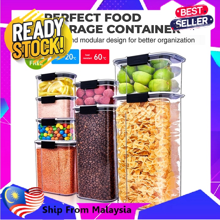 Food Storage Container Plastic Kitchen Refrigerator Noodle Box/ Bekas ...