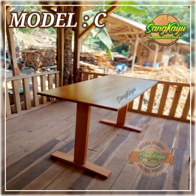 KAYU Minimalist Wooden Desk Work Desk Study Desk gaming Desk Wooden ...