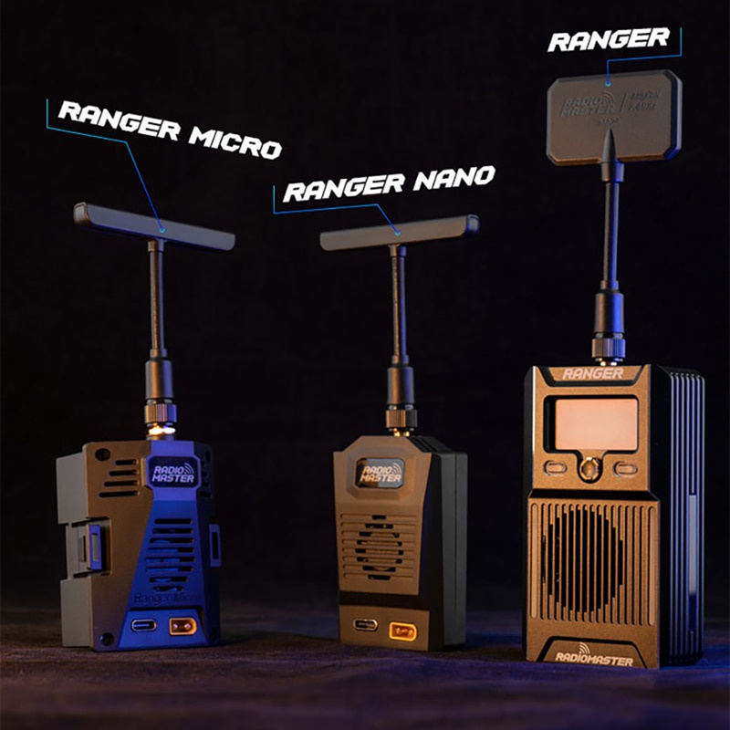 RadioMaster Ranger 2.4GHz ELRS Module Combo Set Micro Nano RP1 RP2 For TX16S TX12 MKII MK2 Zorro ...