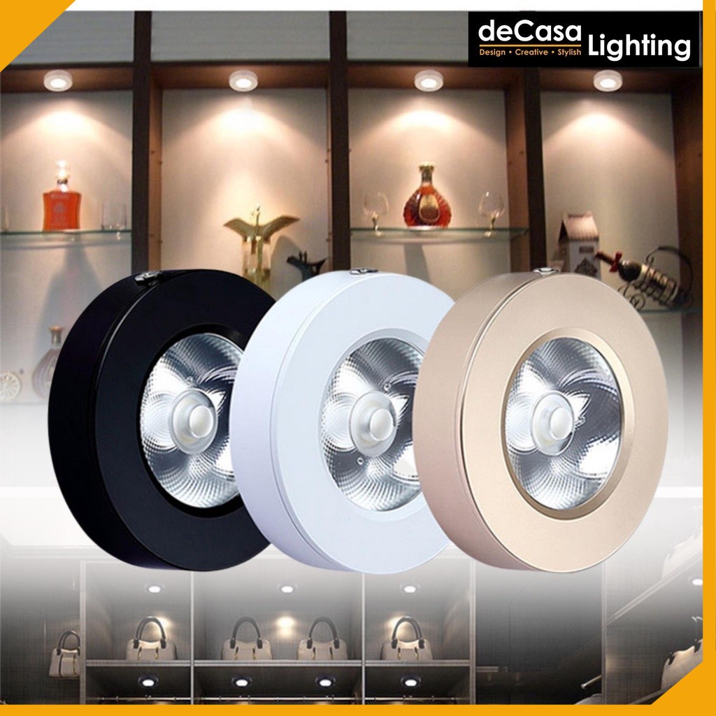 Surface Led eyeball 5W Warm White Black/White House lightings Led ...