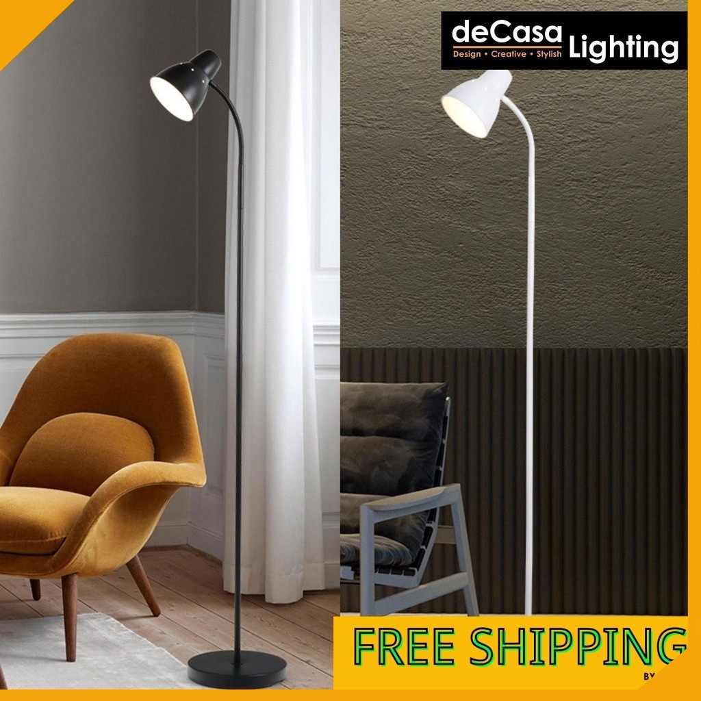 Decasa Lighting Simple Modern Floor Lamp Living Room Stand Lamp Ikea ...