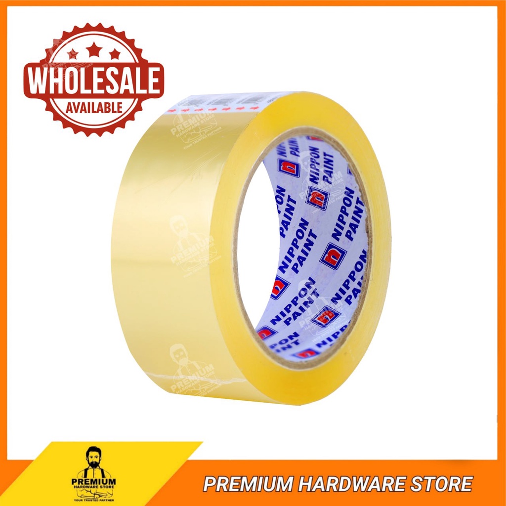 NIPPON PAINT Clear Transparent Opp Tape 36MM x 90 Yard (±80M) Parcel ...