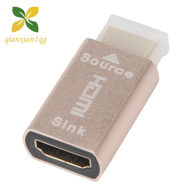 HDMI Lock Screen Signal Holder KVM HDMI2.0 Virtual Adapter EDID DDC ...