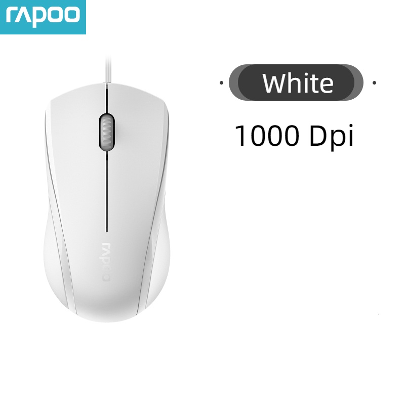 Rapoo Wired Ergonomic Mouse with Silent Click, 2.4Ghz Wireless ...