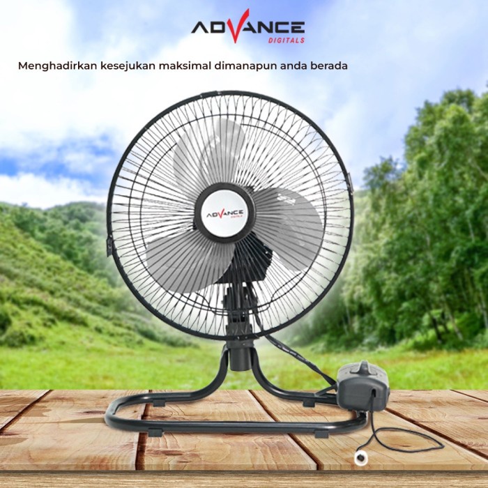 Advance 10 Fan 2 in 1 Wall Table 10 Inch Iron Fan10 | Shopee Malaysia