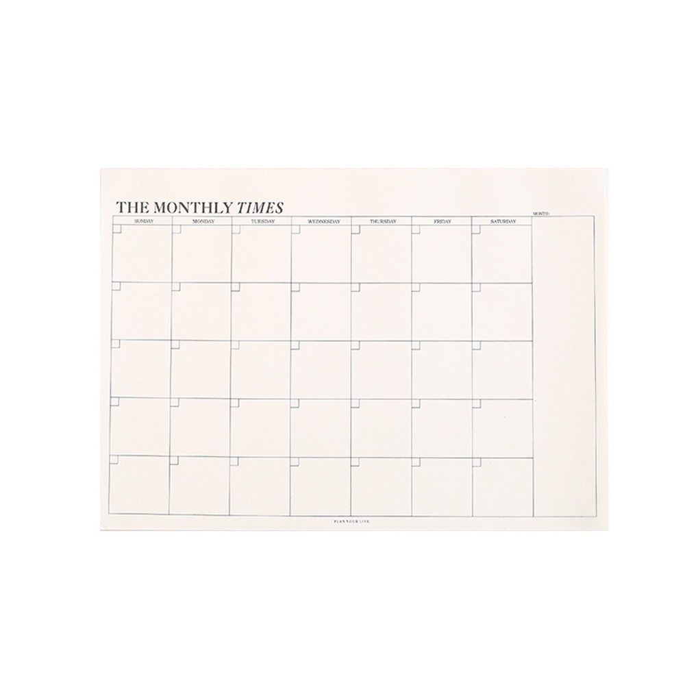 Simple Sticky Notes Monthly Weekly Planner Tearable Work Notepad Study ...