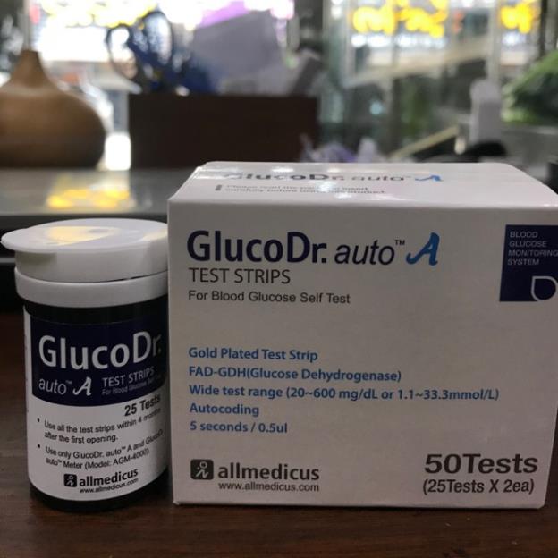 Gluco Dr AGM-4000 Blood Glucose Test Strip 25 Sticks And 50 Sticks ...
