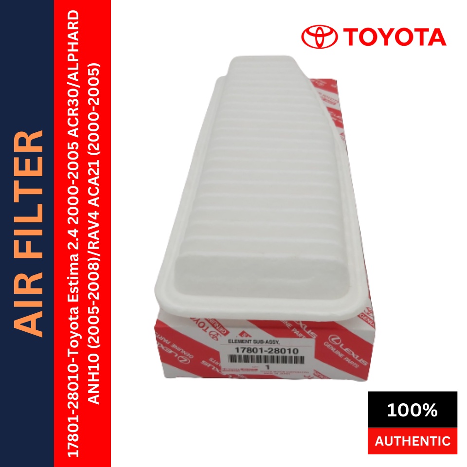 TOYOTA Air Filter 17801-28010-Toyota Estima 2.4 2000-2005 ACR30/ALPHARD ...