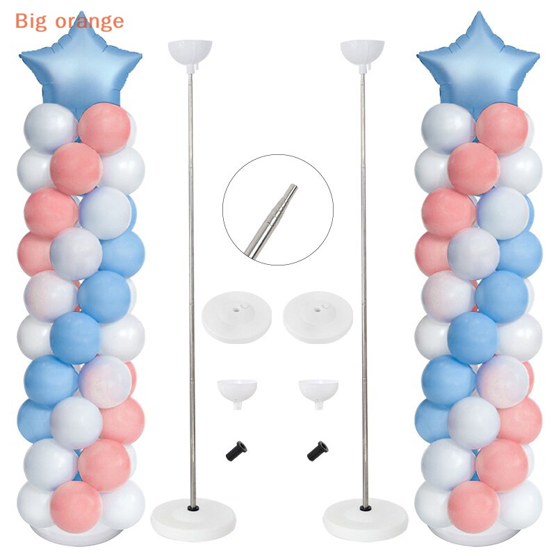 [Big orange] Balloon Column Stand Kit,Adjustable Balloon Column Kit ...
