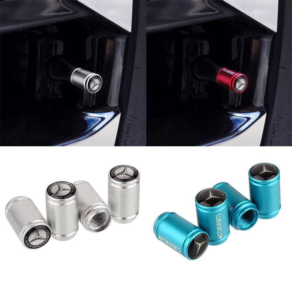 4pcs/set Metal Alloy Car Modified Wheel Tyre Valve Stem Caps for ...