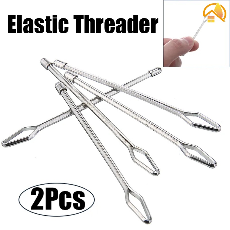 2Pcs Clothes Elastic Drawstring Threading Guides / DIY Garment Sewing ...