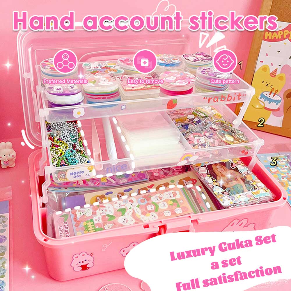 sticker gift box explosion box small box sticker gift box stationery ...