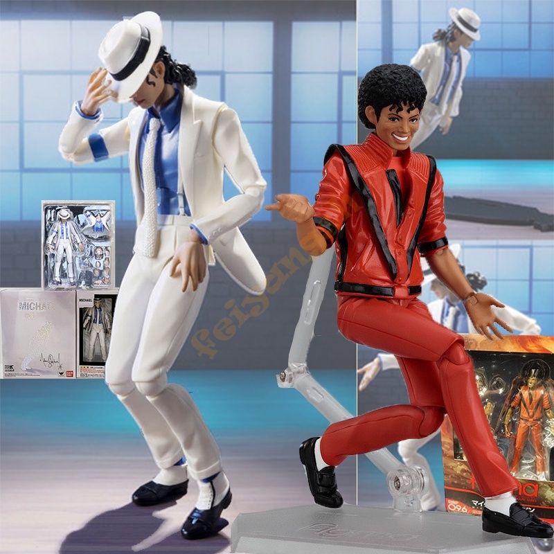 New Figma 096 MJ Thriller Michael Jackson Action Figure SHF Michael ...