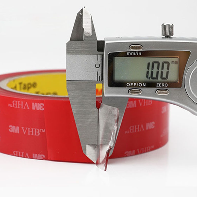 3M VHB 4910 Double Sided Tape High Temperature Transparent Clear Acrylic Foam Adhesive 1.0MM ...