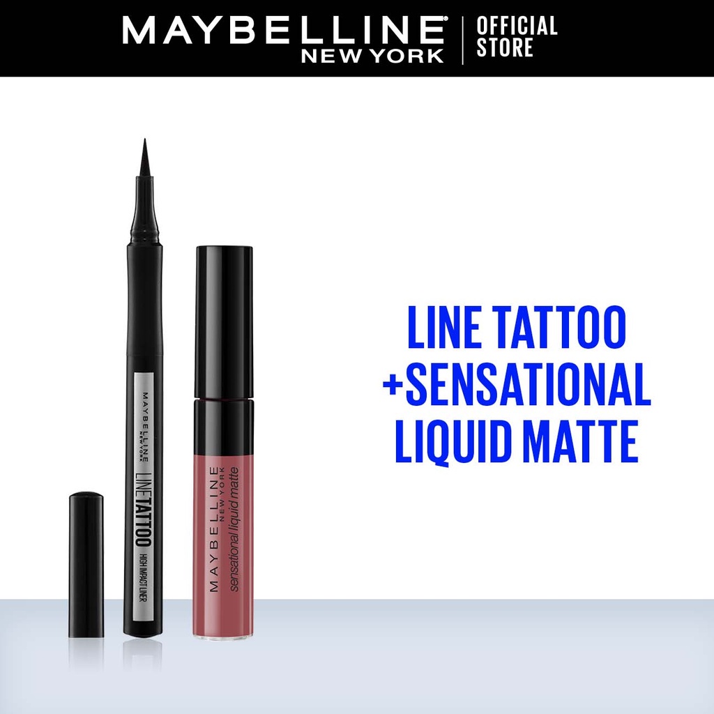 Maybelline Perfect Glam Makeup Look (Liquid Eyeliner & Liquid Lipstick ...