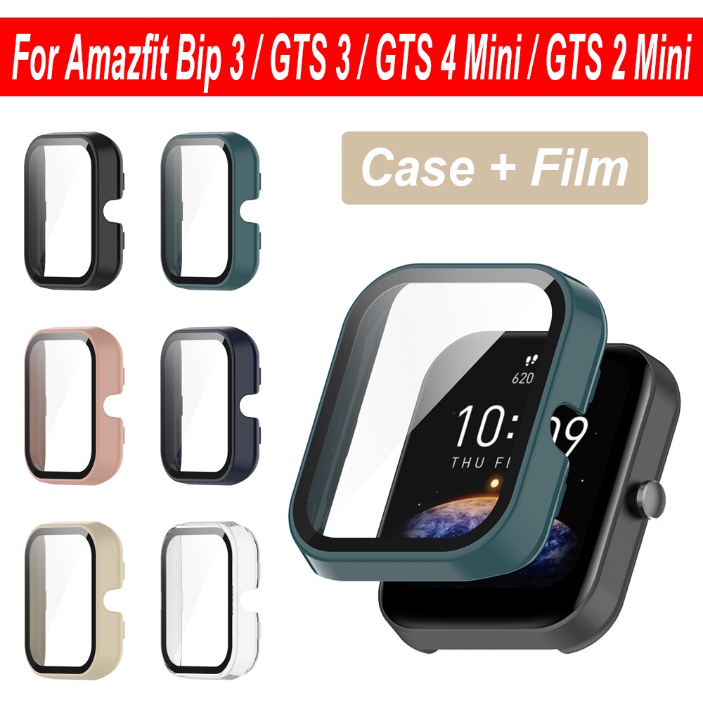 Screen Protector PC Case with Film Cover for Xiaomi Huami Amazfit Bip 3 ...
