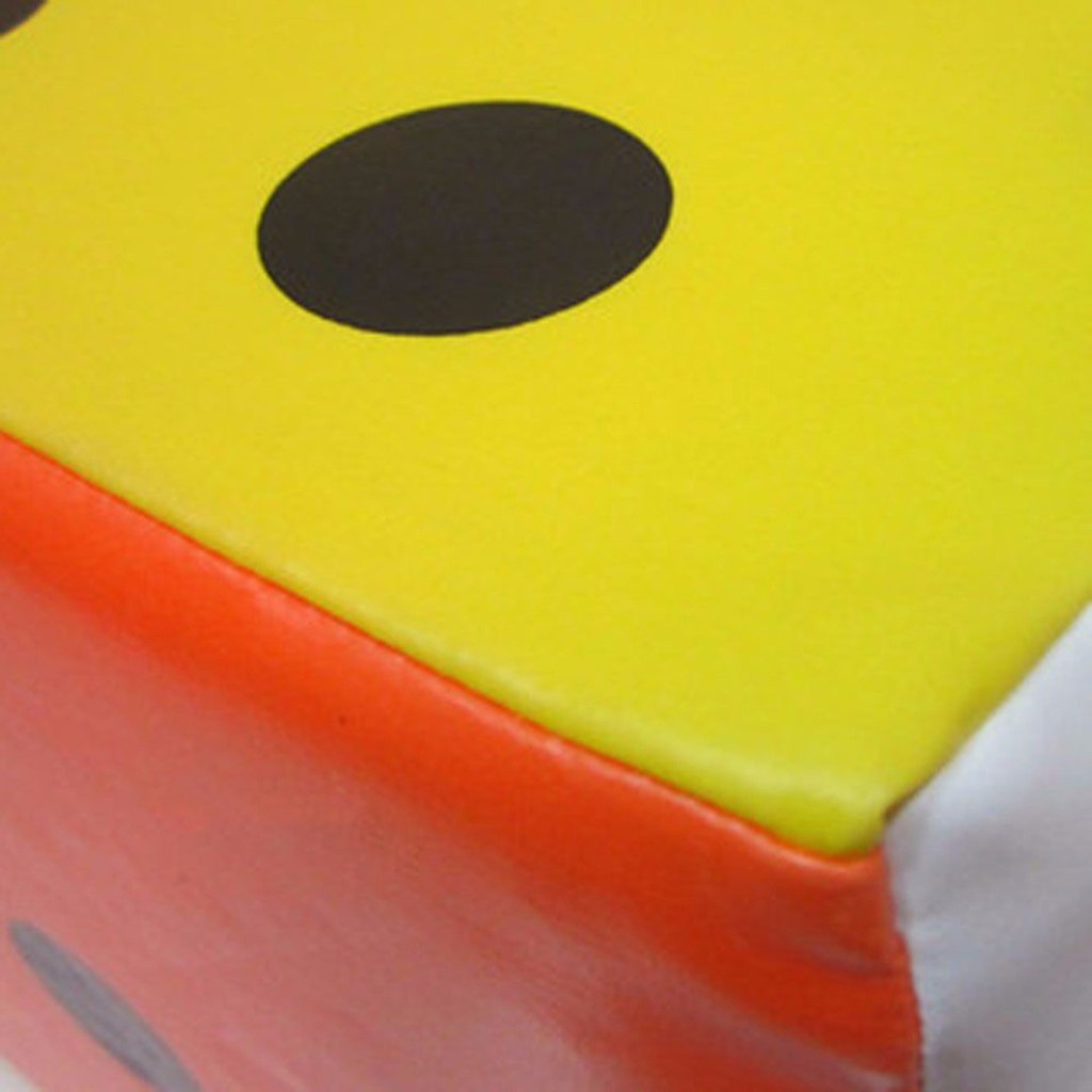 Colorful Giant Sponge Faux Leather Dice Six Sided Game Toy Party ...