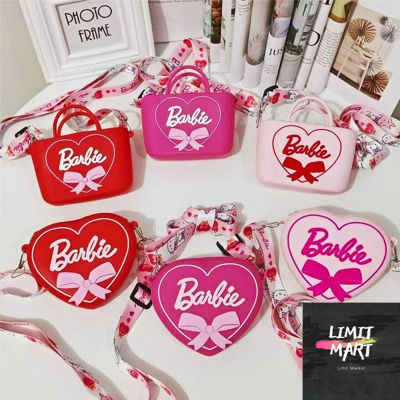 LMpurseMini Cartoon Children's Barbie Coin Purse Barbie Waterproof Love ...