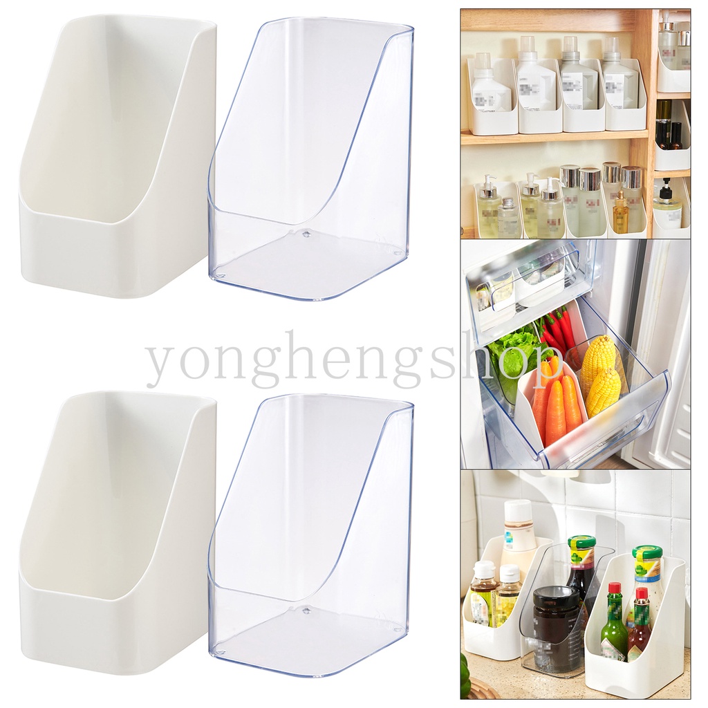 Inclined Opening Storage Boxes Refrigerator Food Container Sundries ...