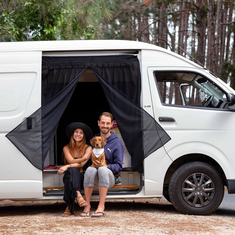 Magnetic Fly Screen net for Standard Roof Camper Van Bug Mesh Mosquito ...